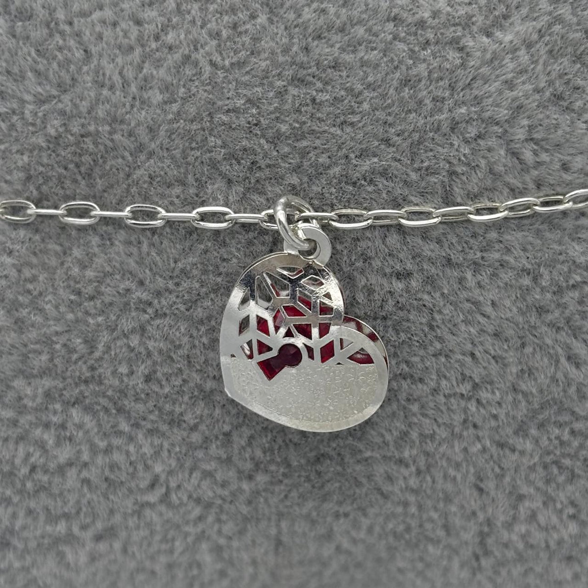 #PA217 - Pulsera Niña Y Niño Corazón Piedra Zirconia Plata - A18/2.7 ...
