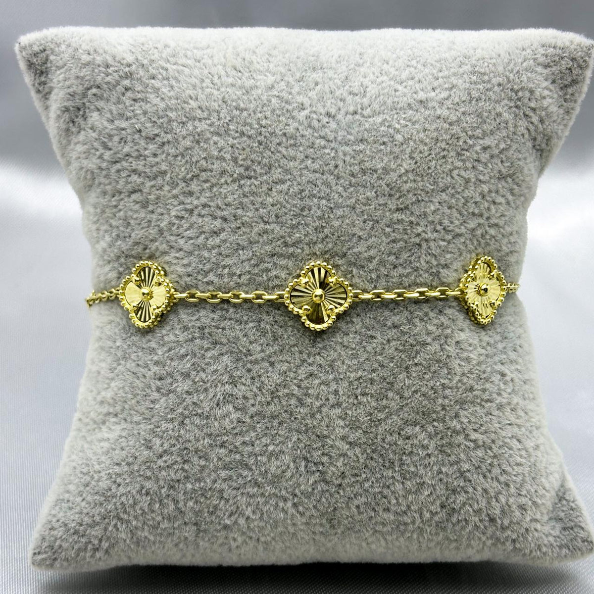 #PA10106 - Pulsera Tipo Van Cleef De Oro 10k 4.4 – Mayoreo Luiguy ...